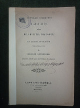 M. Tulli Ciceronis - Laelius sive de Amicitia dialogus (Constantinopoli ...