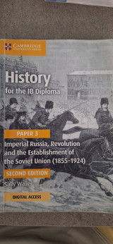 History for the IB Diploma. Paper 3 Imperial Russia, Revolution and the ...